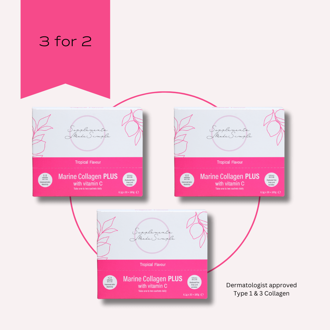 3 for 2 marine collagen plus & vitamin C | Supplements Made Simple