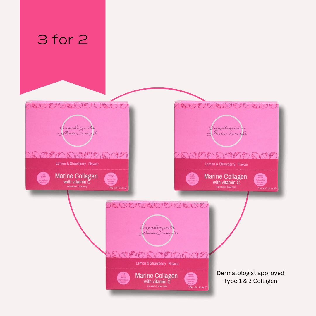 3 for 2 Marine Collagen & Vitamin C | Supplements Made Simple