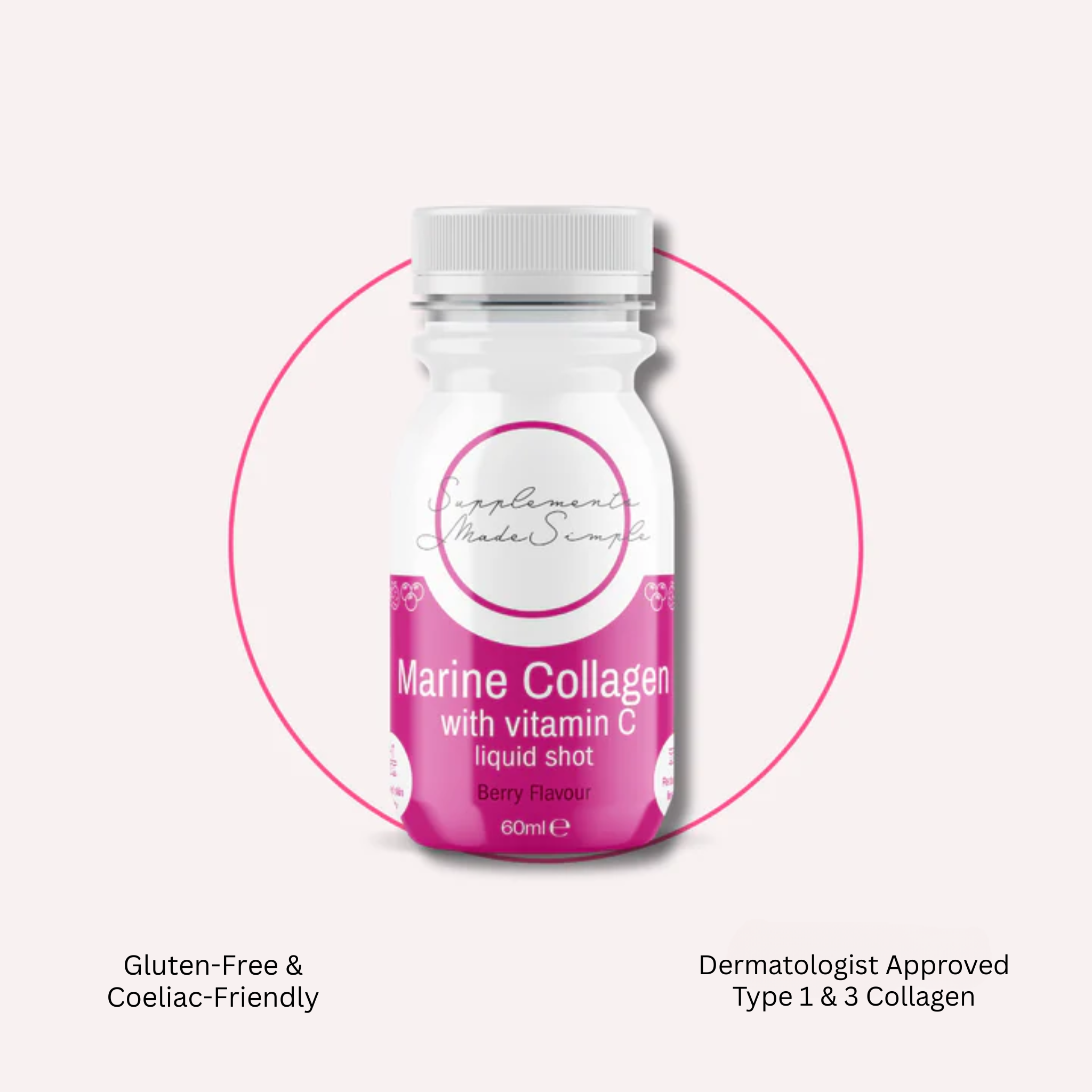 Marine collagen vitamin C liquid shots | Supplements Made Simple
